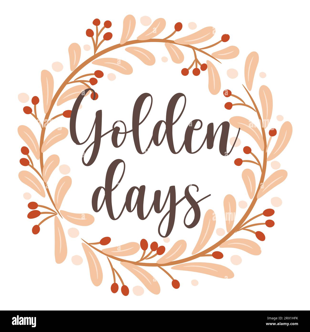 Autumn warm days Stock Vector Images - Alamy