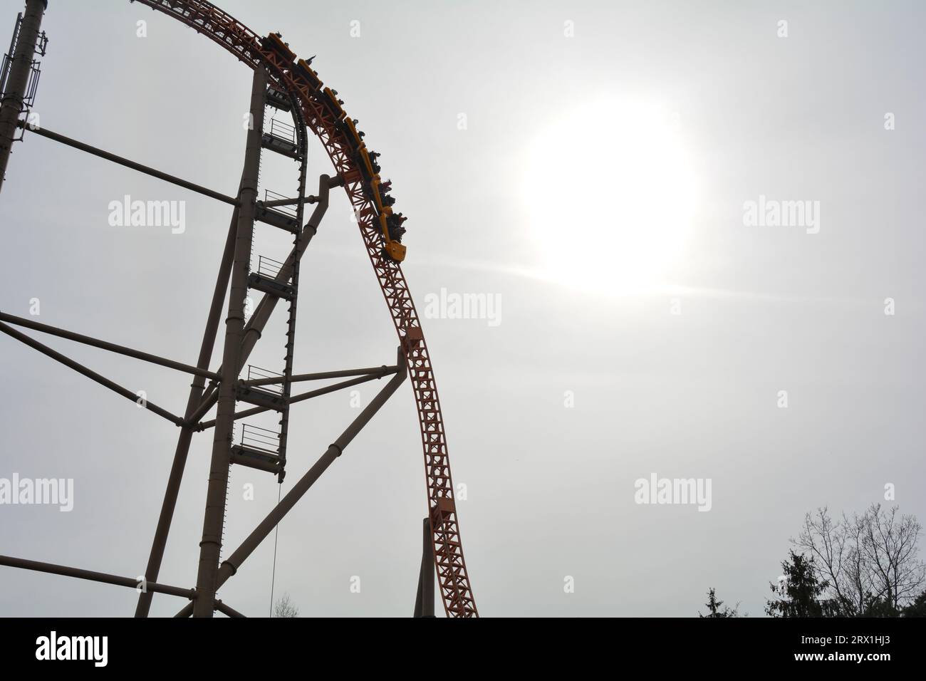 Full roller coaster hi-res stock photography and images - Alamy