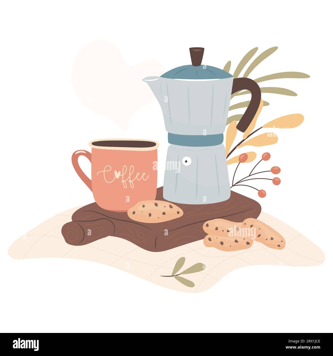 Warm filter relax concept Stock Vector Images - Alamy