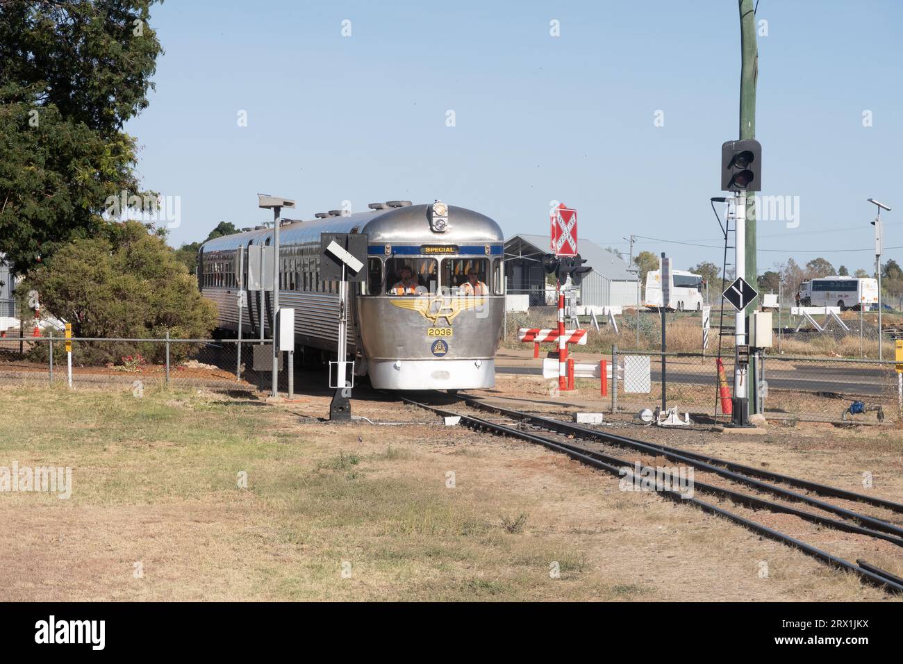 a classic rail train a 2000 class rail motor also known as the silver ...
