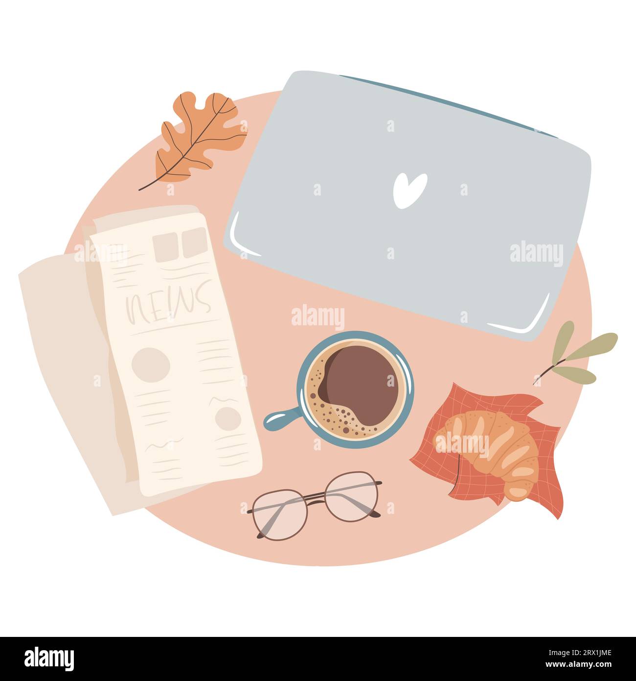 Warm filter relax concept Stock Vector Images - Alamy