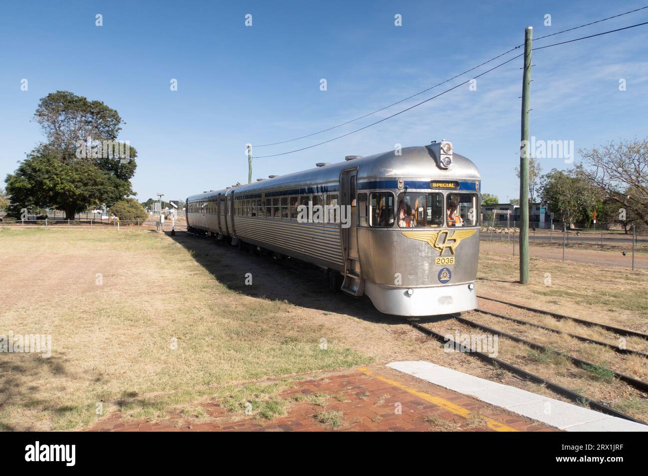 a classic rail train a 2000 class rail motor also known as the silver ...