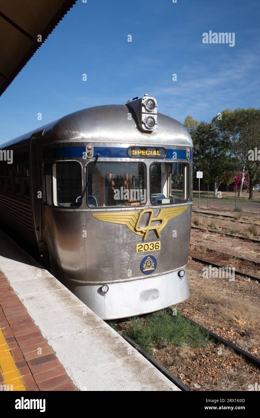 a classic rail train a 2000 class rail motor also known as the silver ...