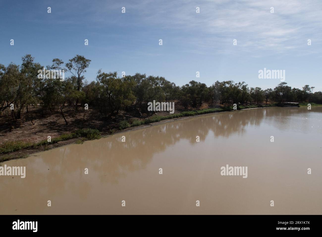 old paddle steamer on the the thomson river just outside long reach ...