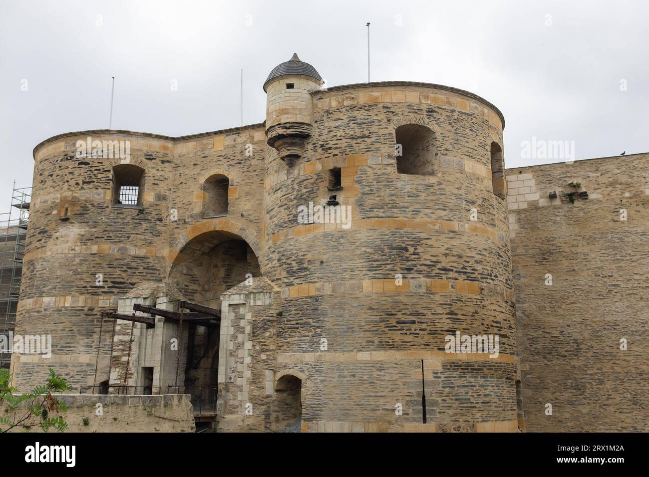 Angers, France, 2023. On the Promenade du Bout du Monde, the main ...