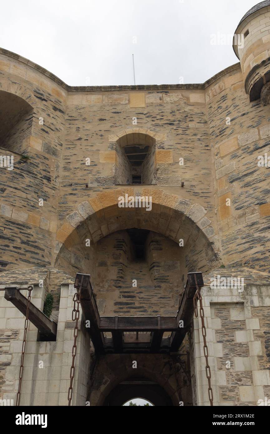Angers, France, 2023. On the Promenade du Bout du Monde, the main ...