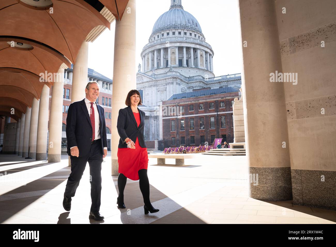 Labour leader Sir Keir Starmer and shadow chancellor Rachel Reeves ...