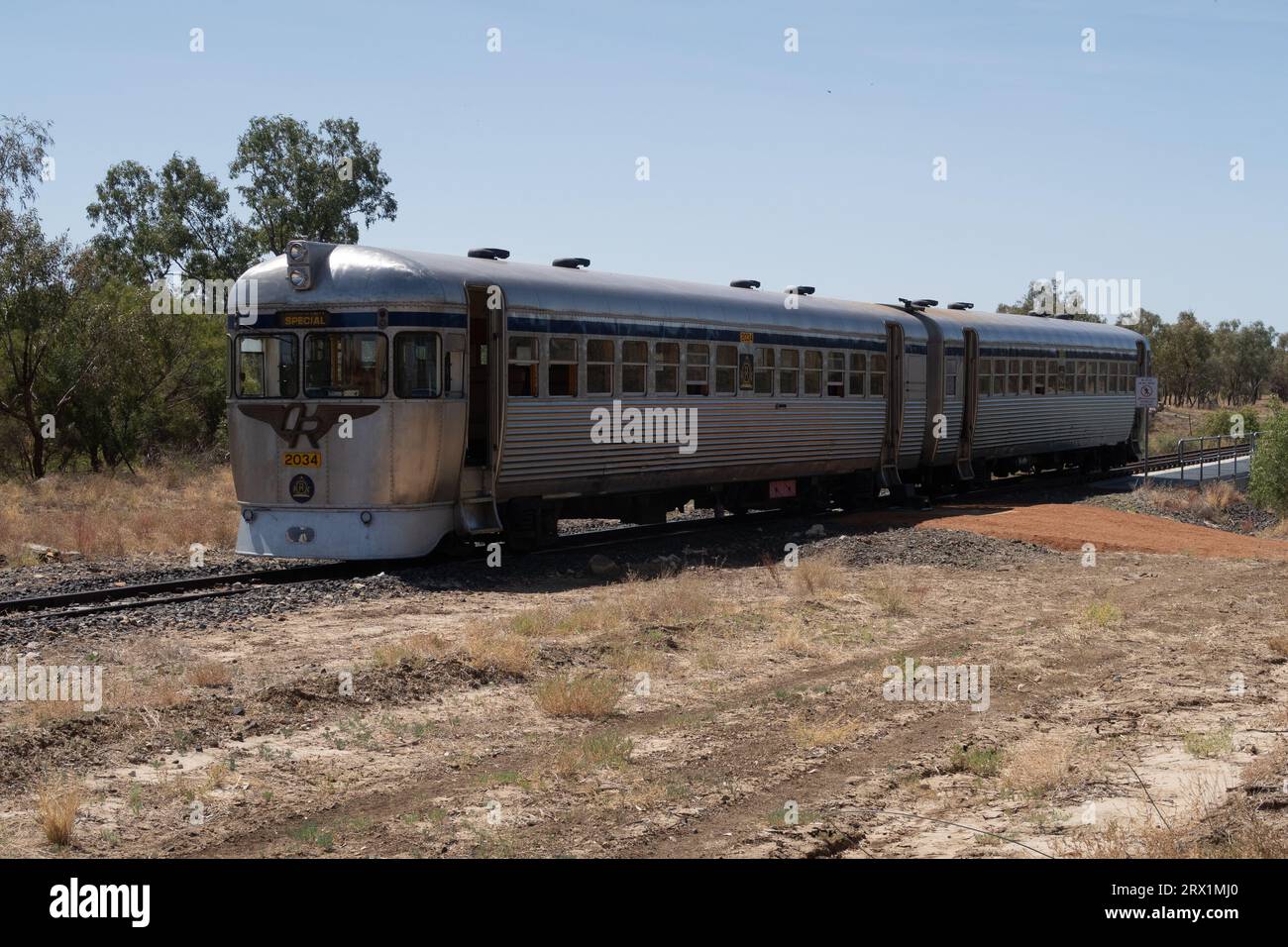 a classic rail train a 2000 class rail motor also known as the silver ...