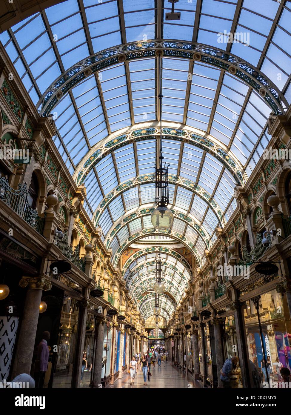 Victoria Arcade, Leeds UK Stock Photo - Alamy