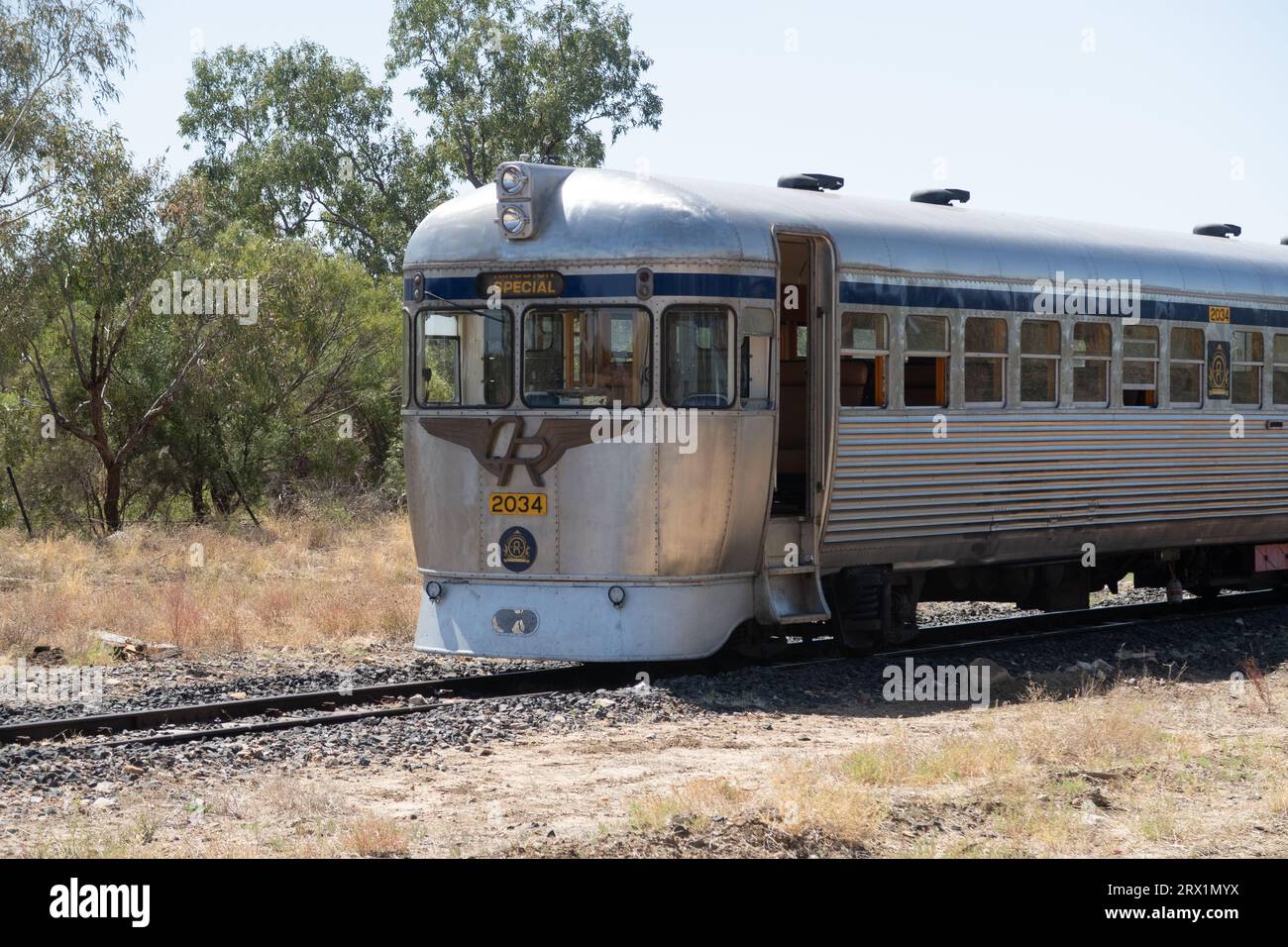 a classic rail train a 2000 class rail motor also known as the silver ...