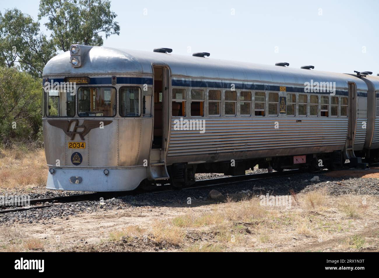 a classic rail train a 2000 class rail motor also known as the silver ...