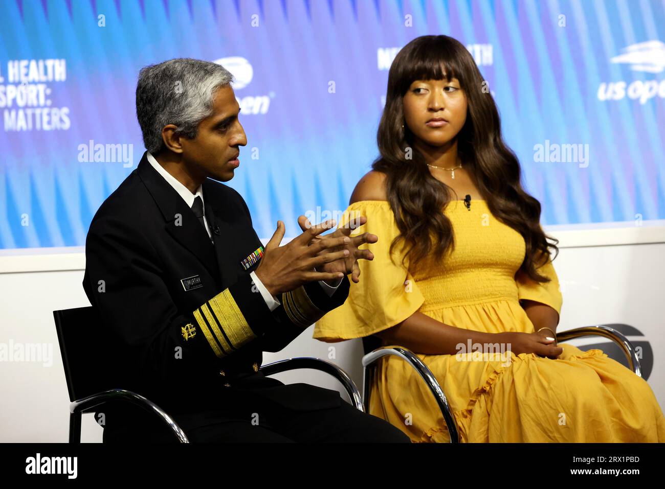 Mental Health and Sport Press conference at US Open on 6 September 2023 ...