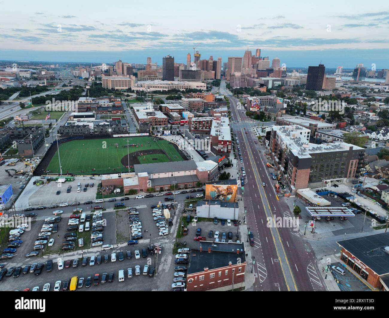 Detroit industrial aerial hi-res stock photography and images - Alamy