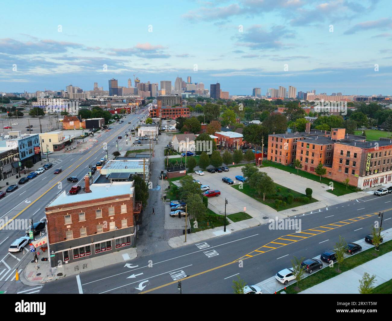 Detroit industrial aerial hi-res stock photography and images - Alamy
