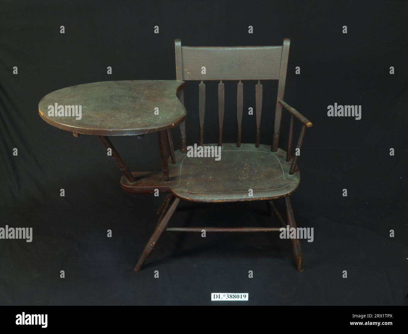 Chair, writing-arm windsor. DL*388019 Stock Photo - Alamy