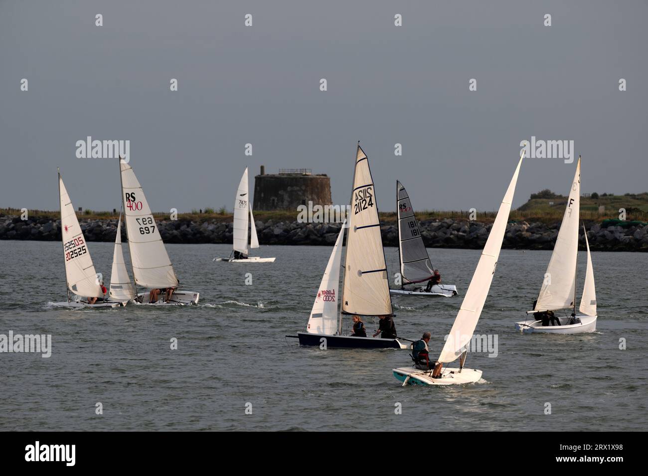 Felixstowe Ferry sailing club Stock Photo - Alamy