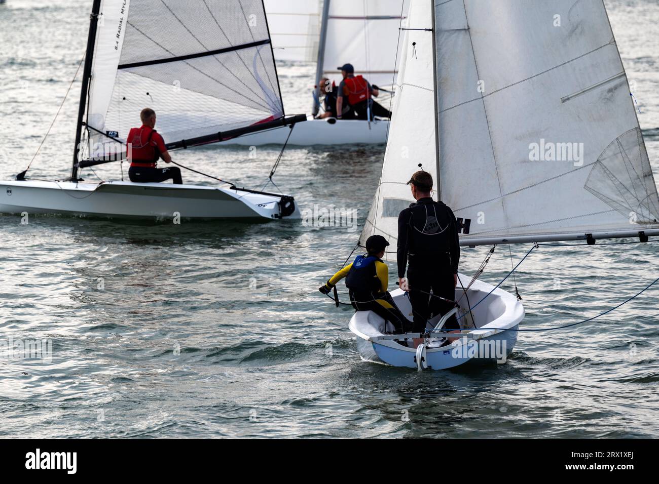 Felixstowe Ferry sailing club Stock Photo - Alamy