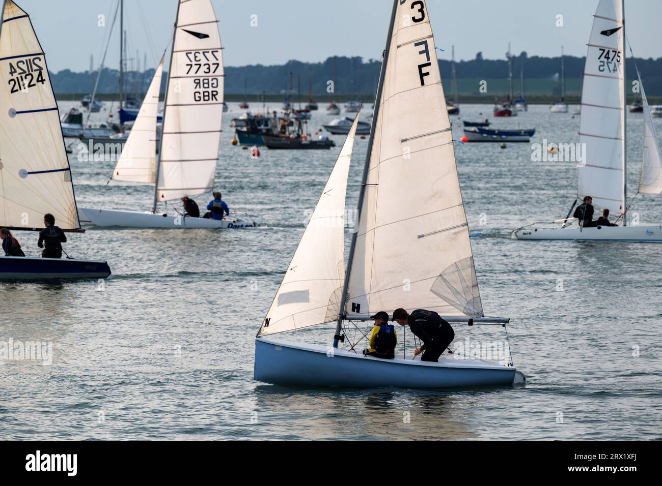 Felixstowe Ferry sailing club Stock Photo - Alamy