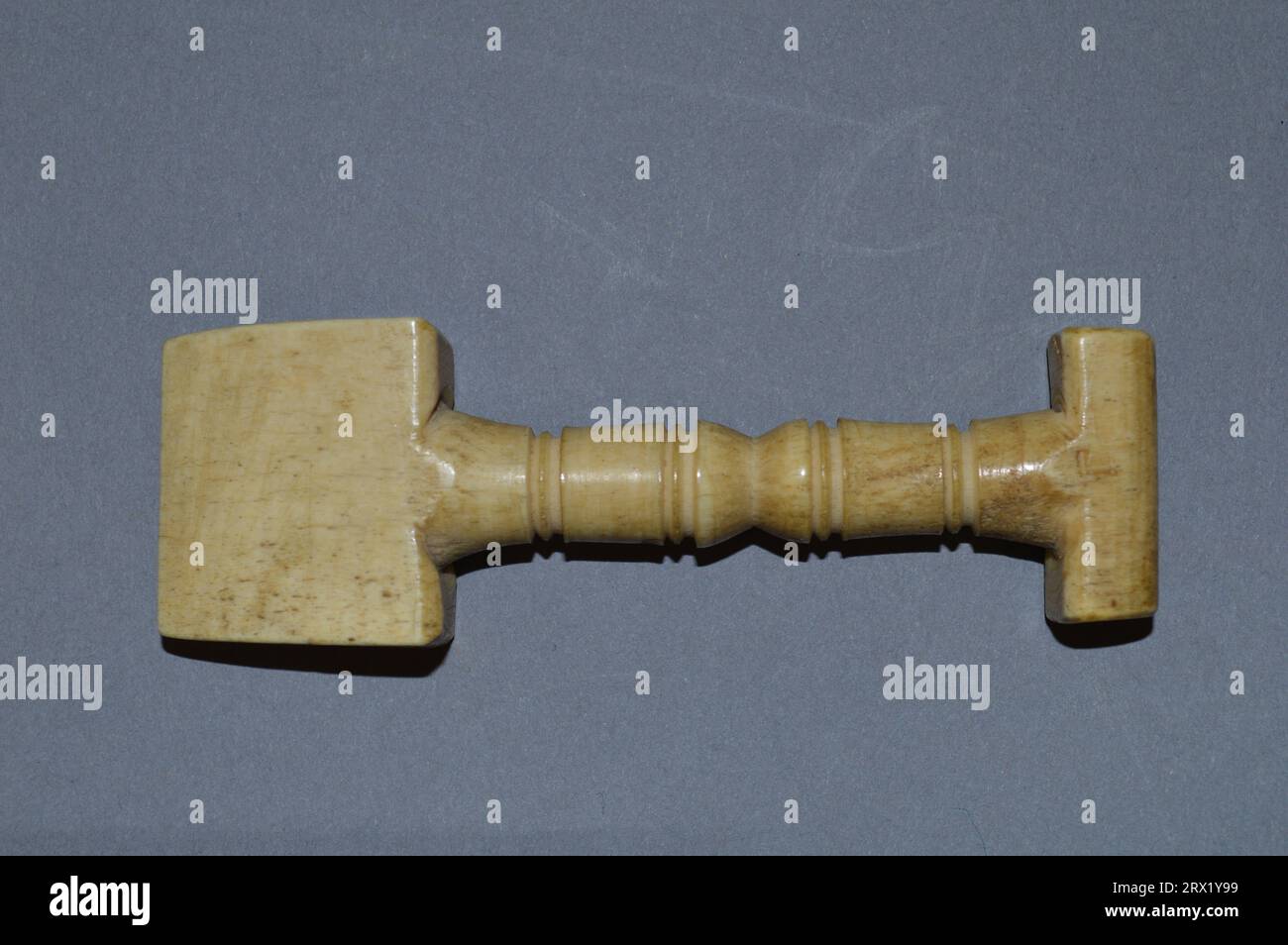 Seam smoother, bone seam rubber, 19th century. DL*388973 Stock Photo ...