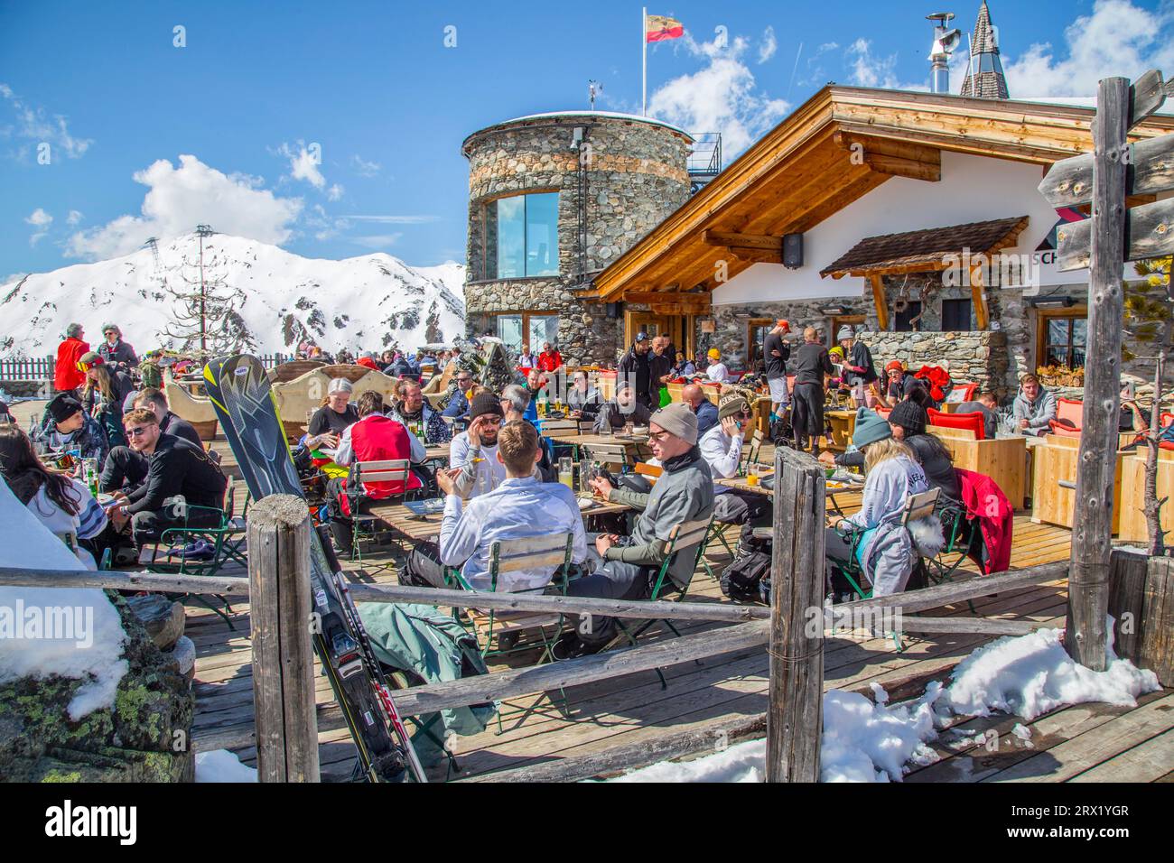 Schneekarhuette, Penken Ski Area, Mayrhofen, Zillertal, Tyrol Stock ... Schneekarhuette, Penken Ski Area, Mayrhofen, Zillertal, Tyrol Stock ...