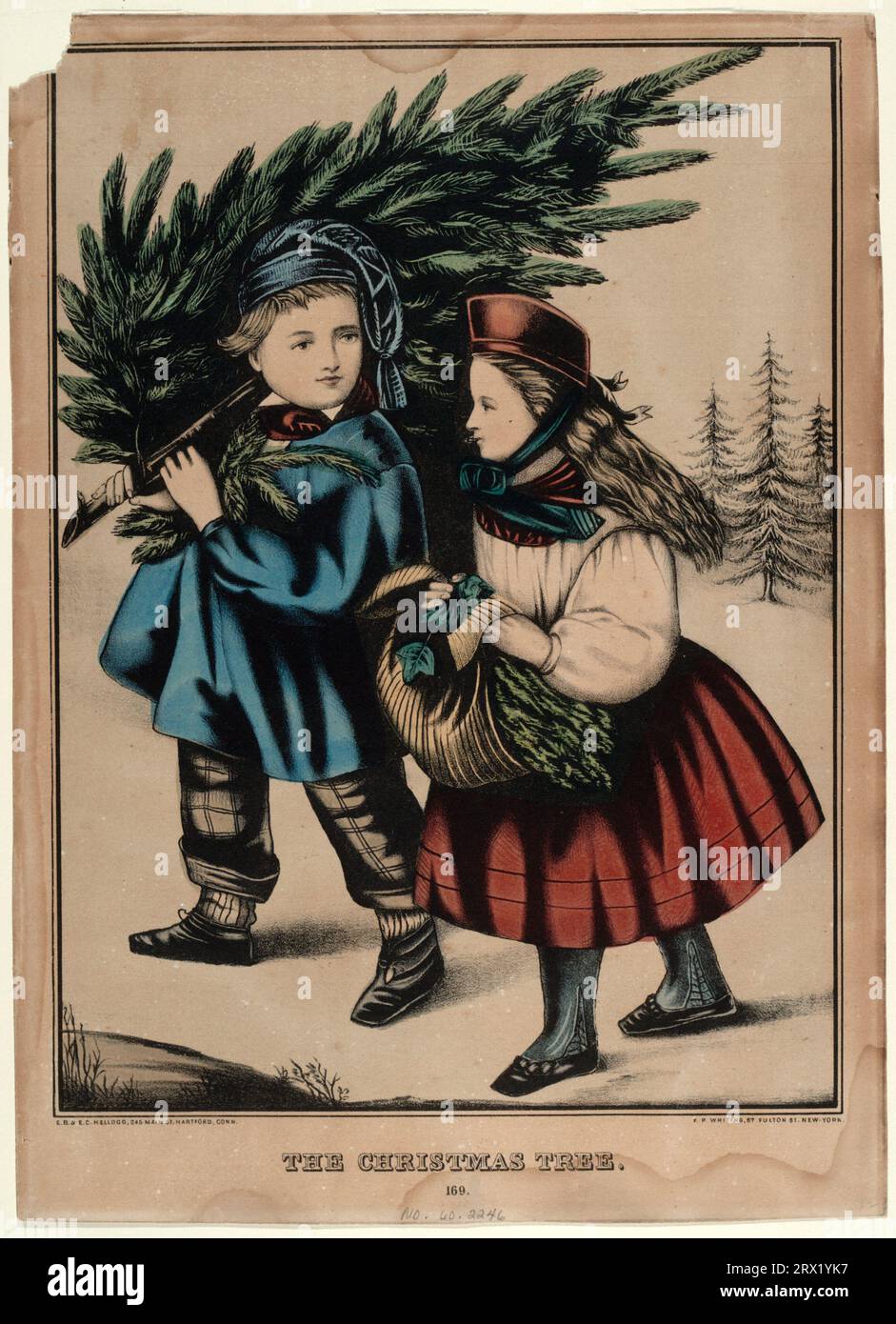 Classic christmas tree painting hi-res stock photography and images - Alamy