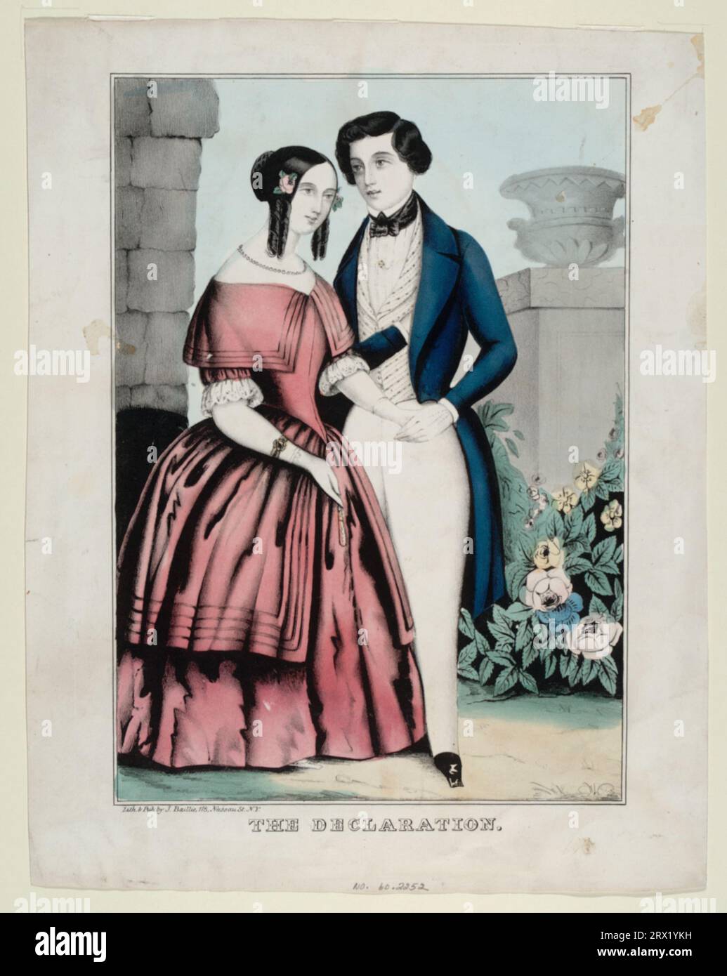 Lithograph, "The Declaration". DL*60.2252. Peters Prints Collection ...