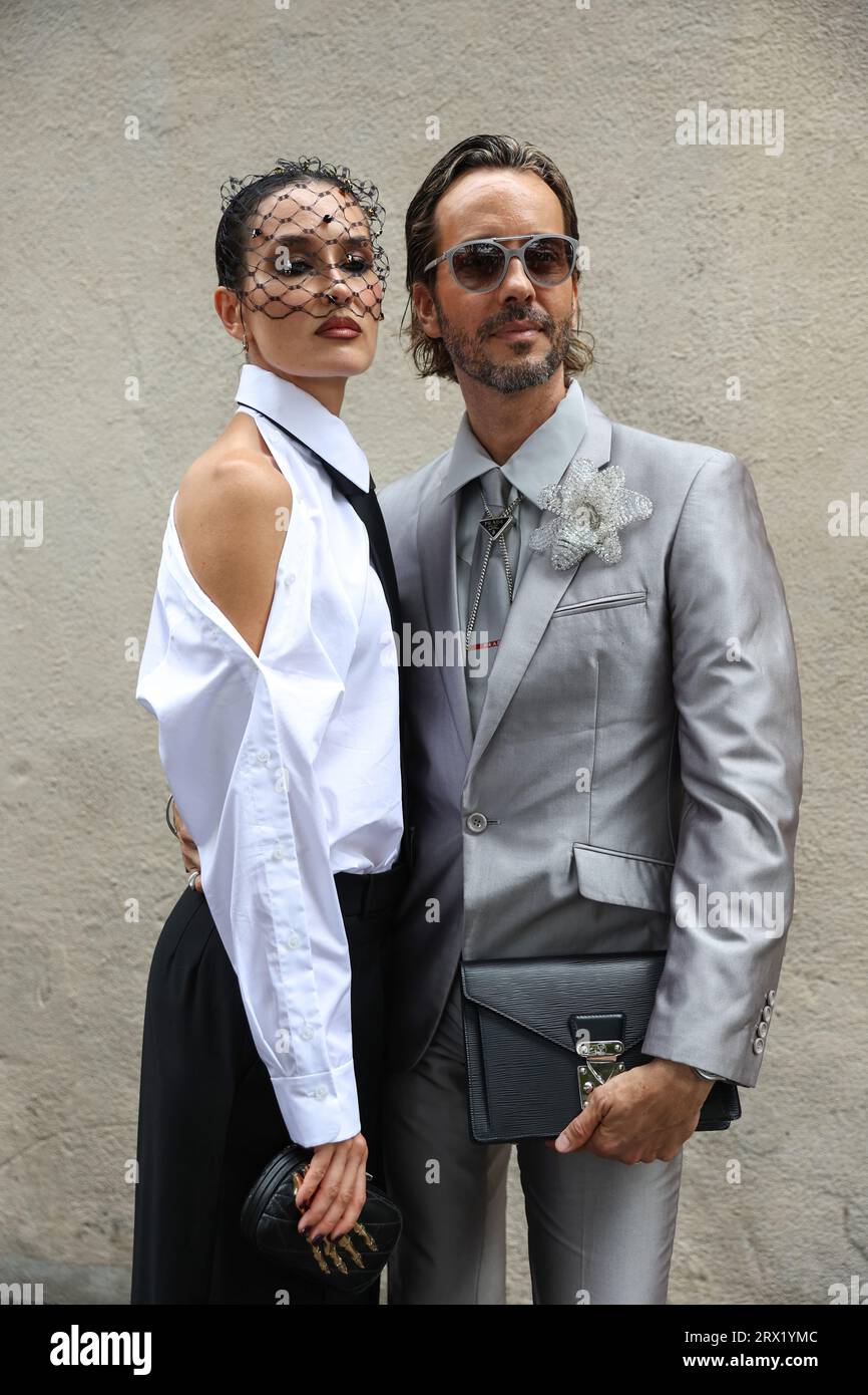 Milan fashion week 2023 hi-res stock photography and images - Alamy