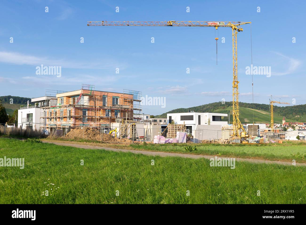 Residential construction, new construction, new construction area ...