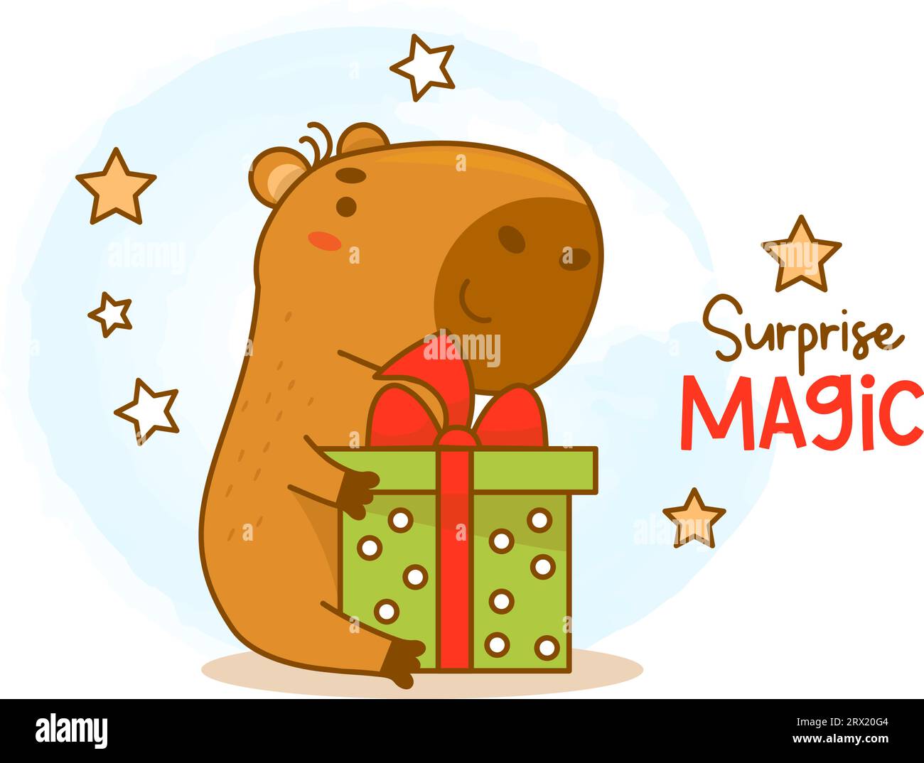 Capybara sitting Cut Out Stock Images & Pictures - Alamy