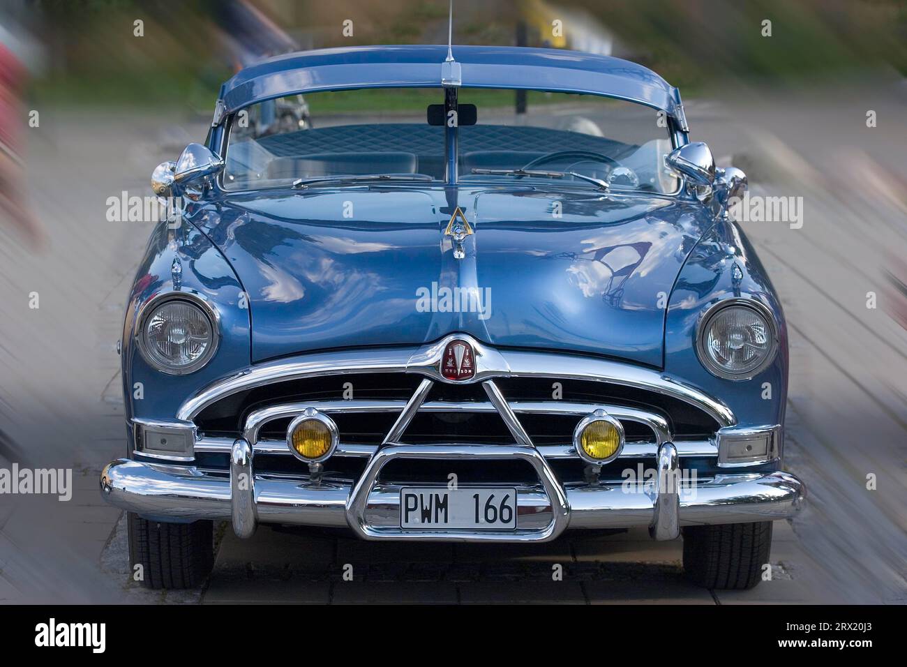 Front view of a Hudson classic car Stock Photo - Alamy