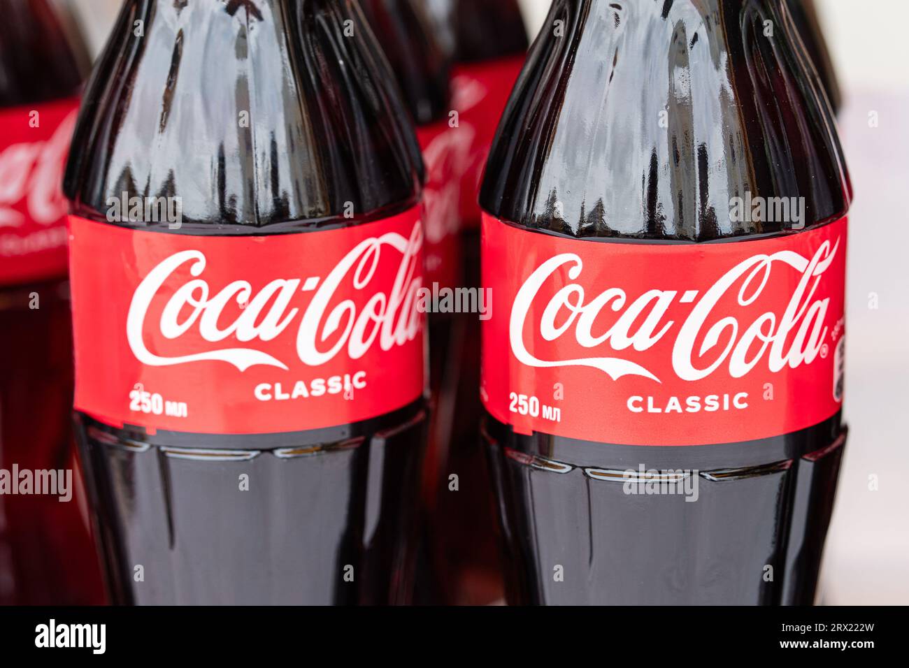 Coca cola logo russia hi-res stock photography and images - Alamy
