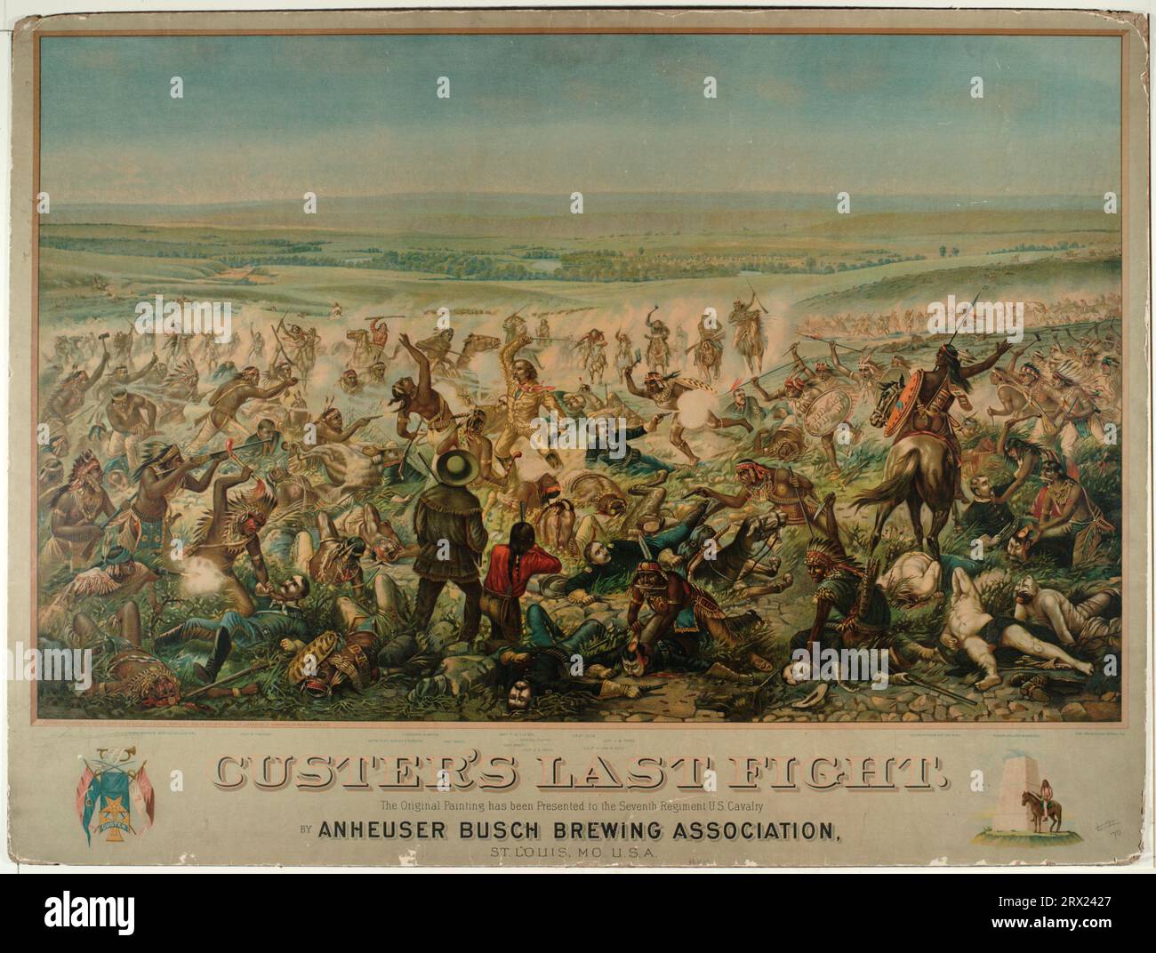 Custers last fight hi-res stock photography and images - Alamy