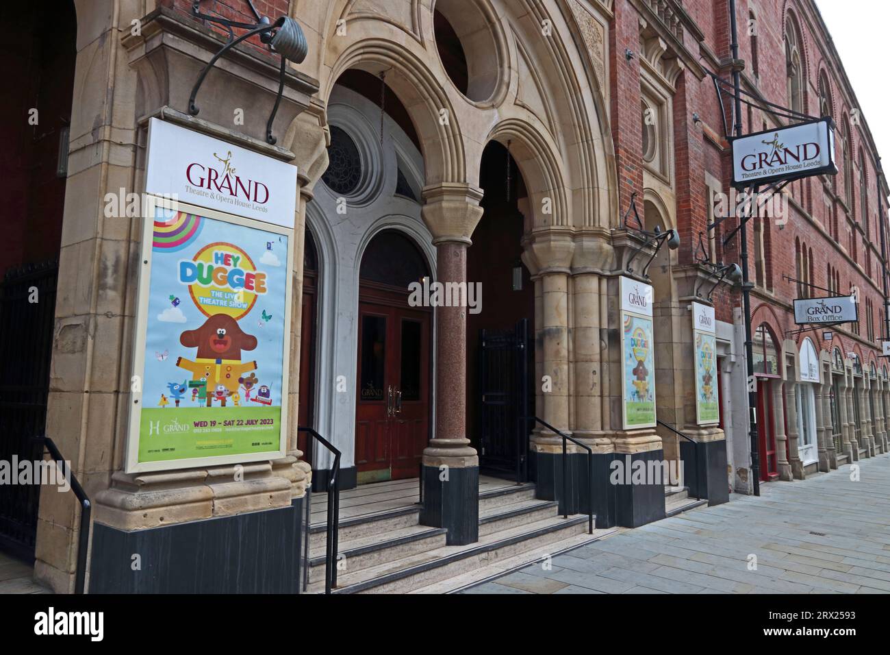 Entrance to The Grand Theatre and Opera House, Leeds Stock Photo - Alamy