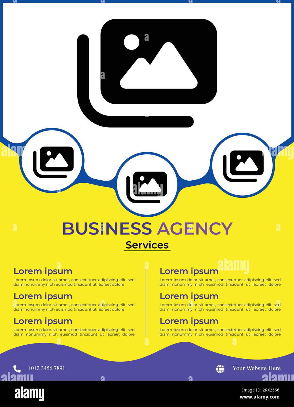 Flyer Design For Promotion Stock Vector Image & Art - Alamy