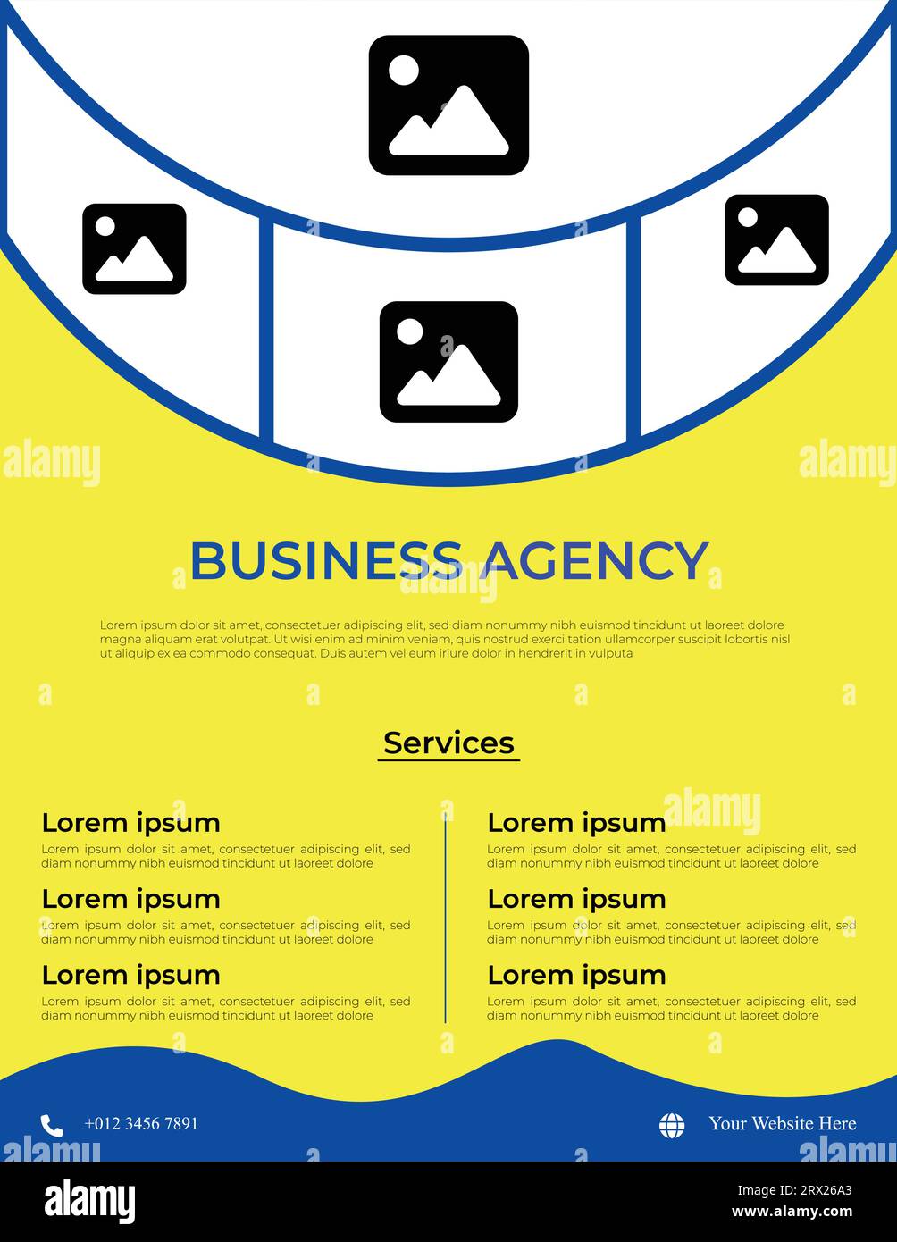 Flyer Design For Promotion Stock Vector Image & Art - Alamy