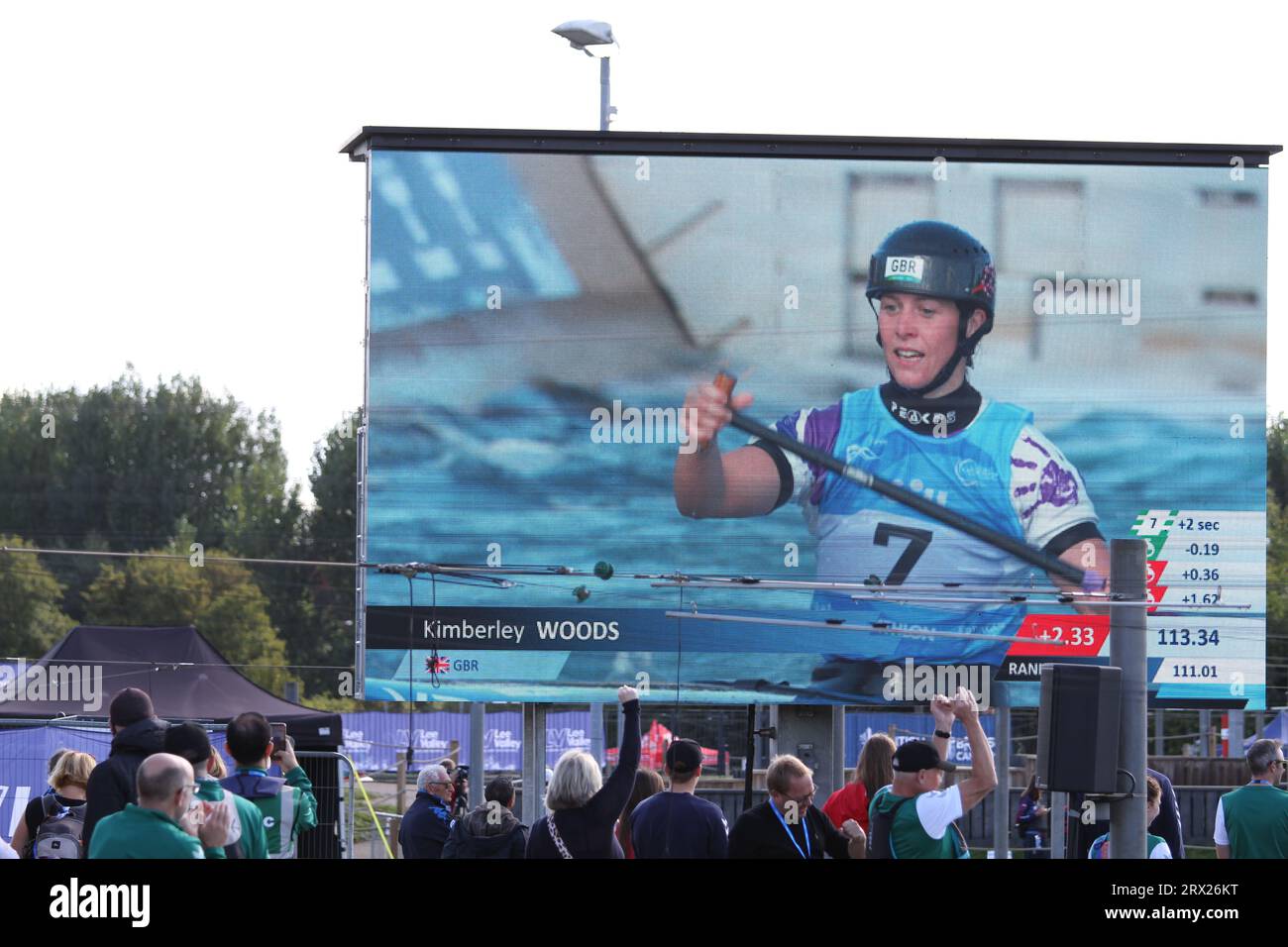 Waltham Cross, UK. 22nd Sep 2023. The 2023 ICF Canoe Slalom World Championships are taking place ...