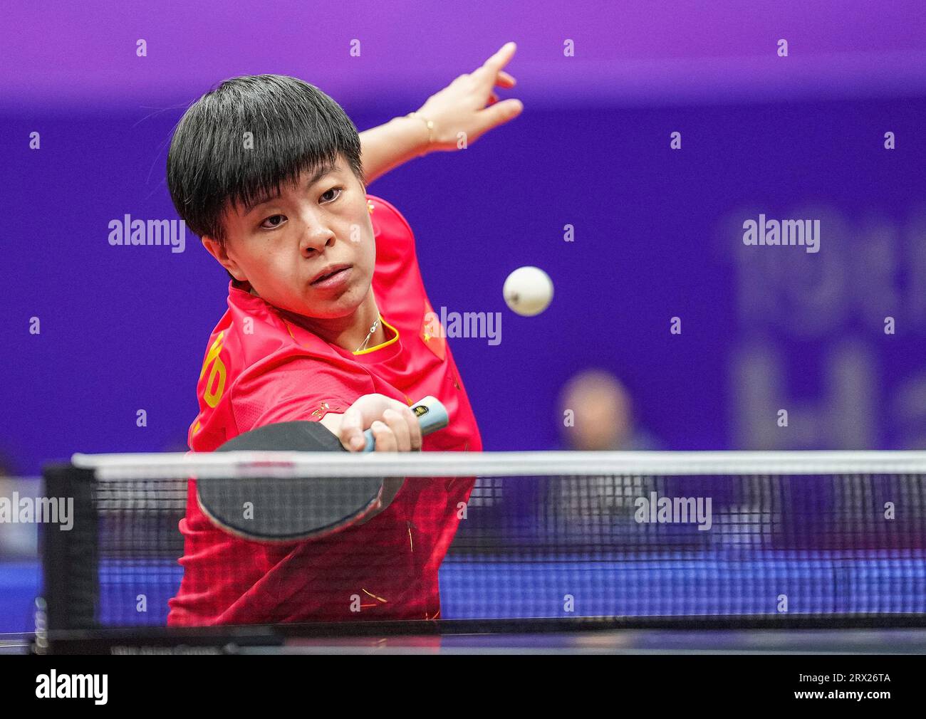 Hangzhou, China's Zhejiang Province. 22nd Sep, 2023. Wang Yidi of China ...