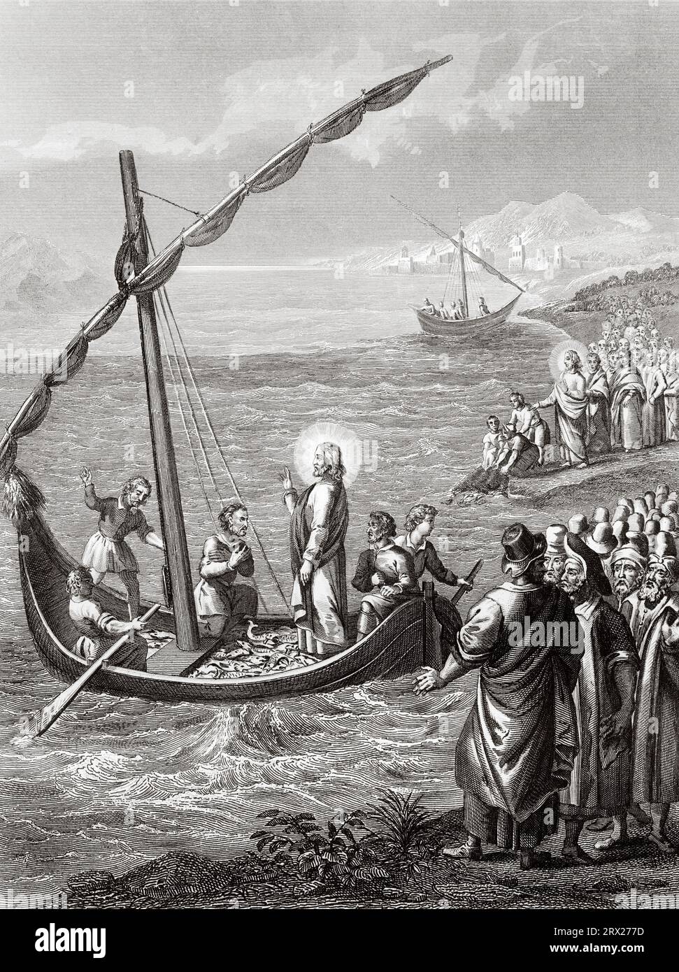 Jesus with fisherman hi-res stock photography and images - Alamy