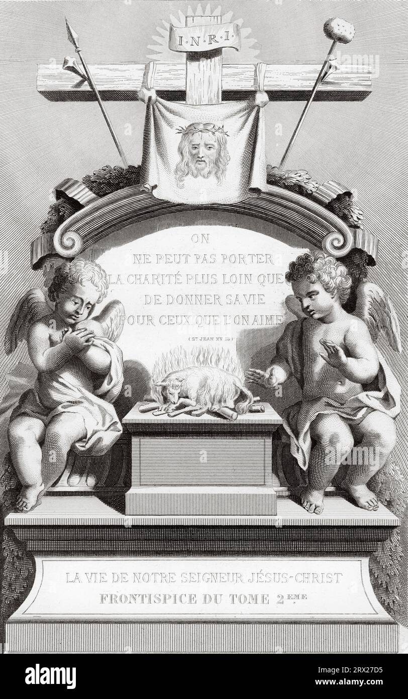Illustration for The life of Our Lord Jesus Christ written by the four ...