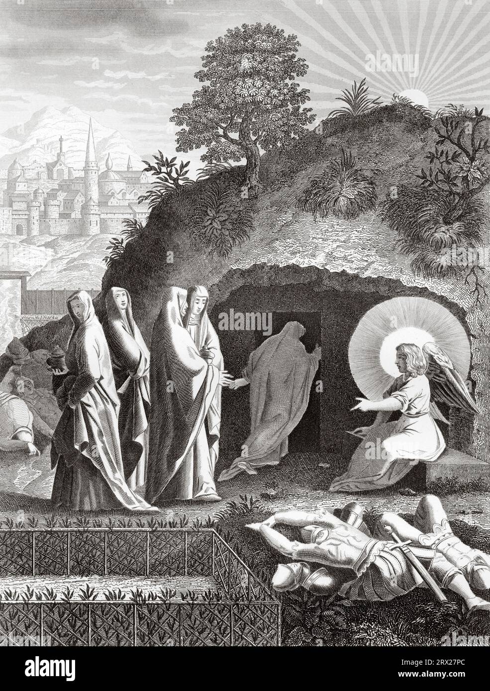 The women at jesus tomb hi-res stock photography and images - Alamy