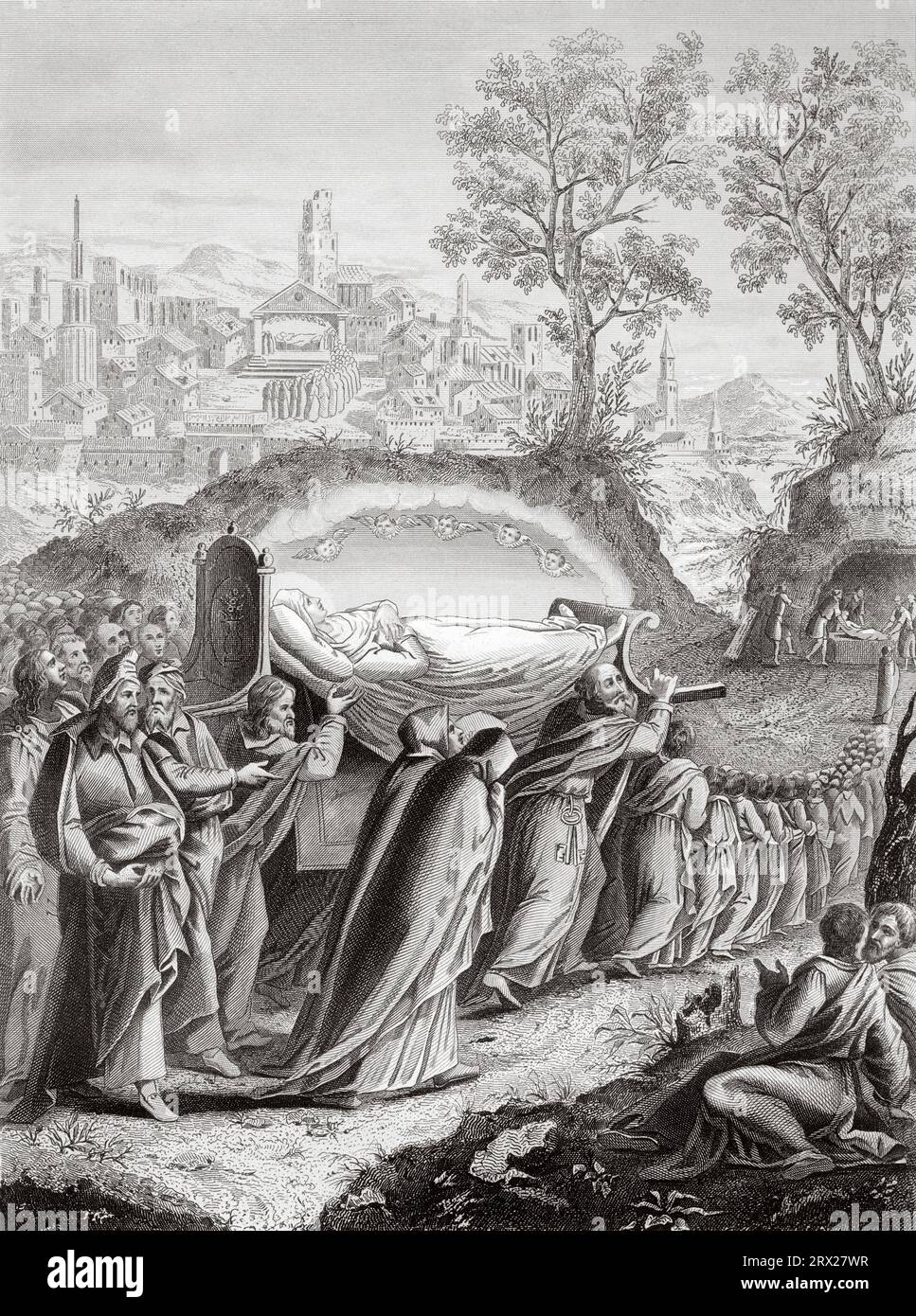 The holy Apostles Peter, Paul and James with others of the twelve ...