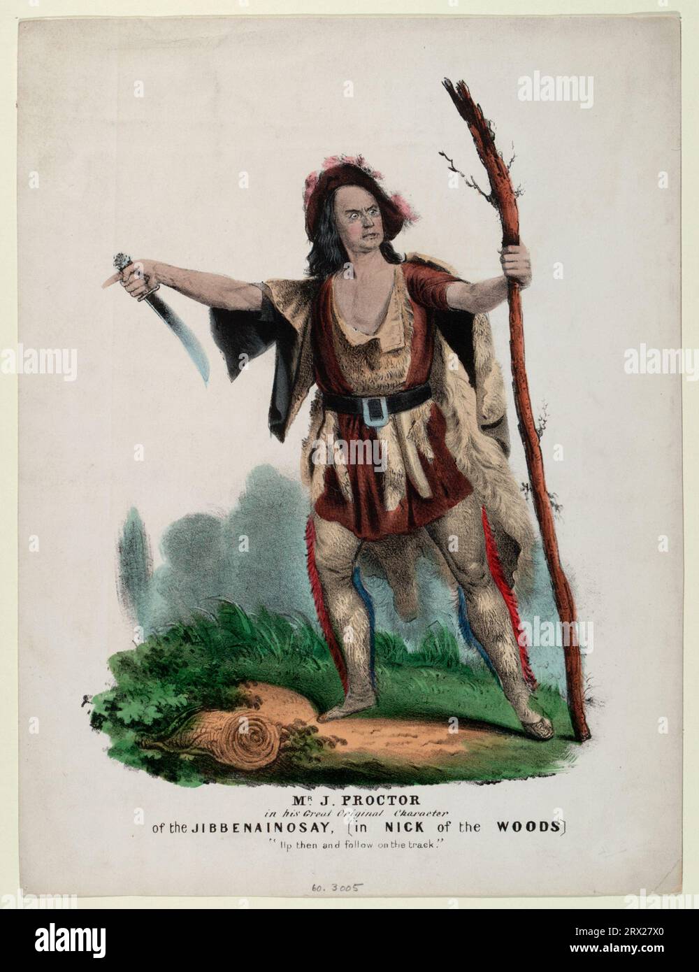 Lithograph, "Mr. J. Proctor in his Great Original Character of the ...