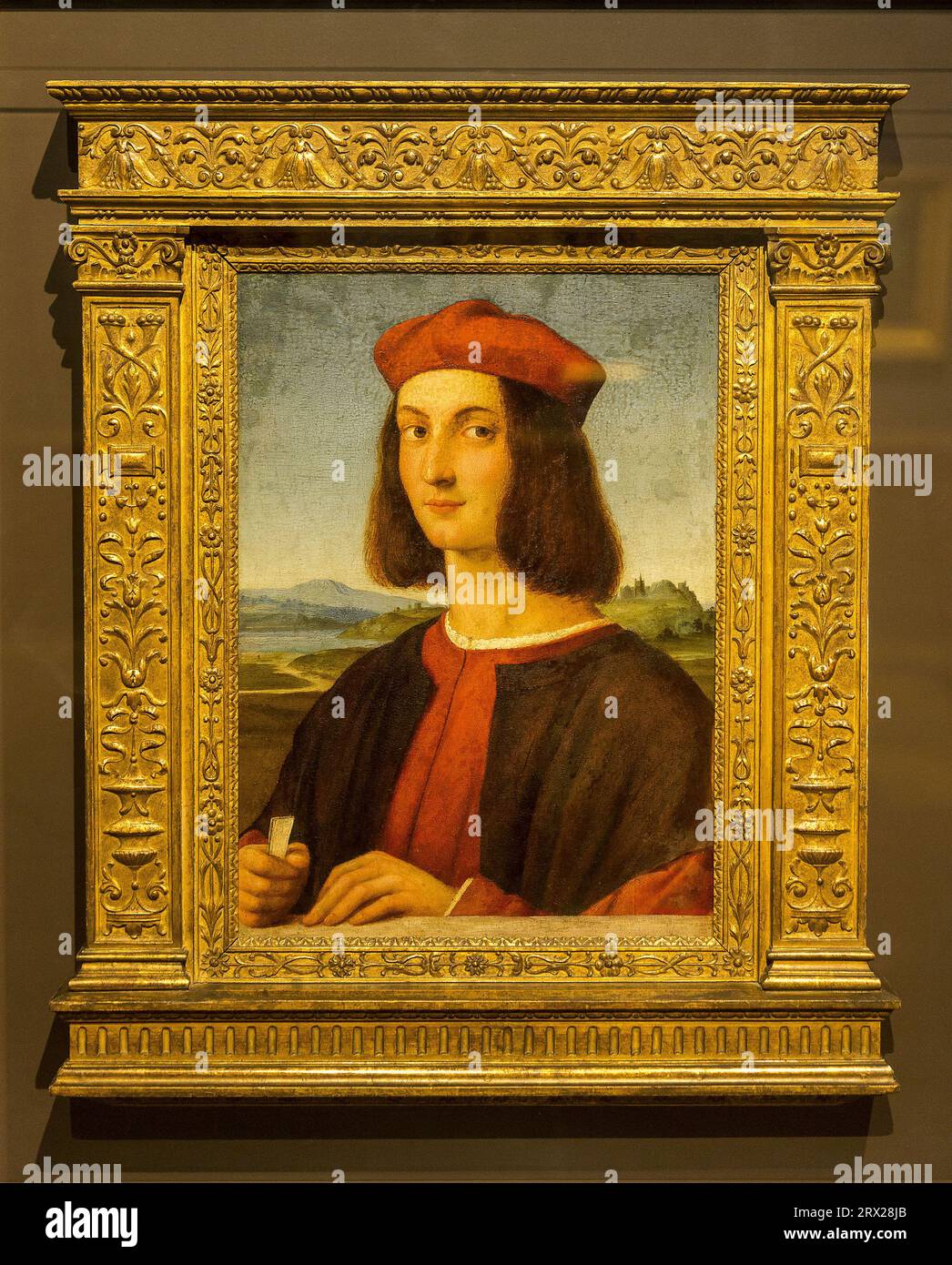 Portrait of Cardinal Ipolito d'Este by Raphael Stock Photo - Alamy