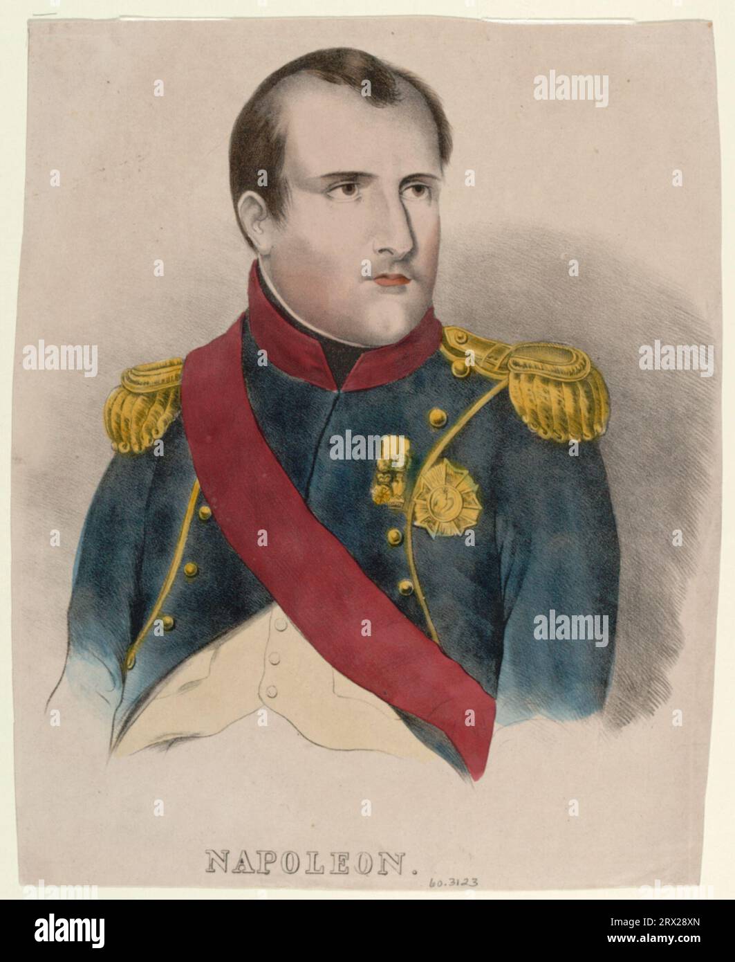 Lithograph, "Napoleon". DL*60.3123. Peters Prints Collection Stock ...