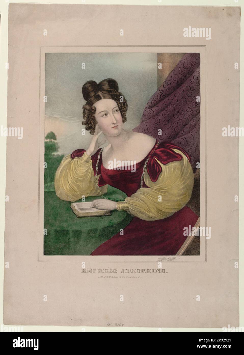 Lithograph, "Empress Josephine". DL*60.3160. Peters Prints Collection ...