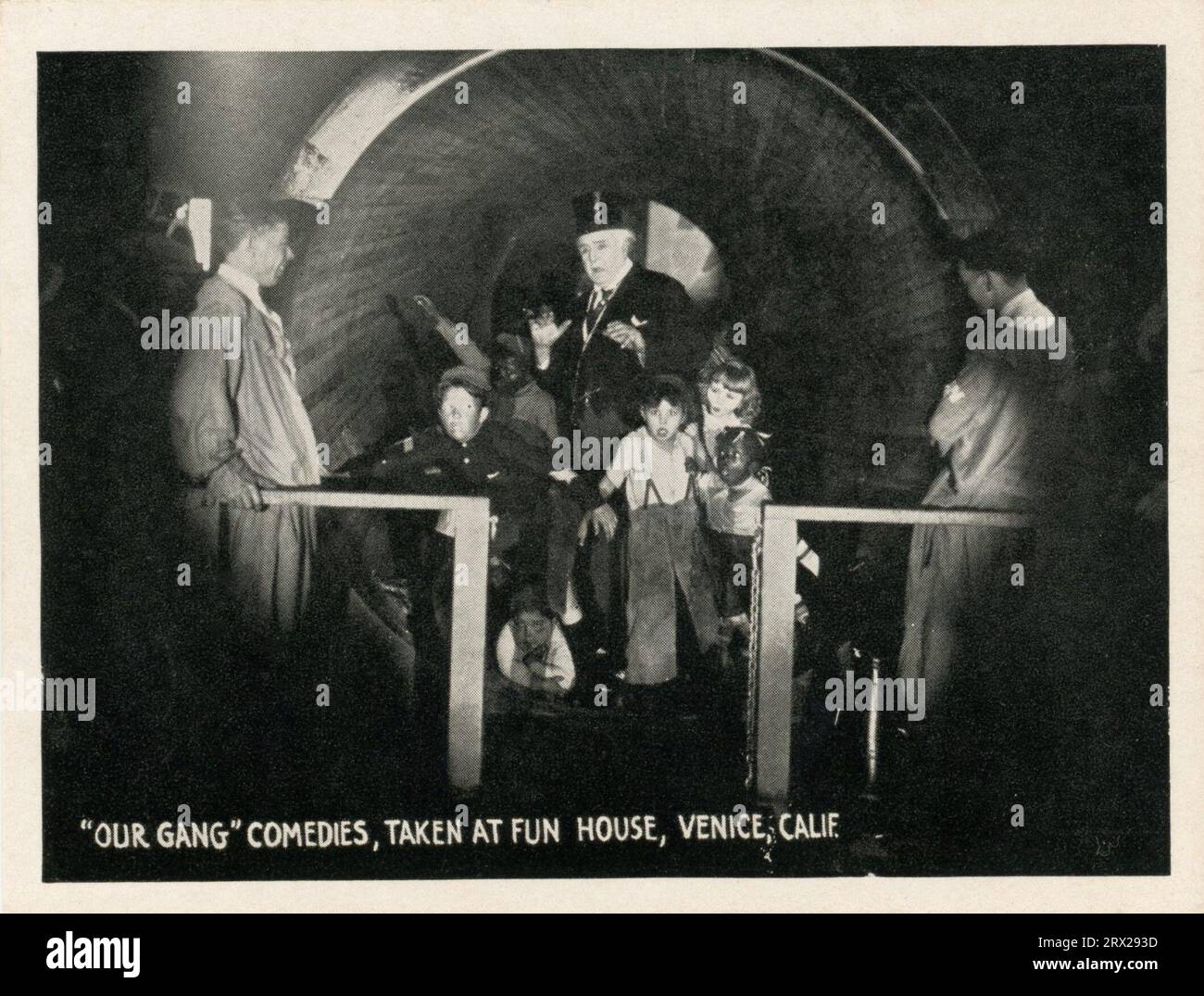 OUR GANG with HARRY L. RATTENBERRY on set location candid filming at ...
