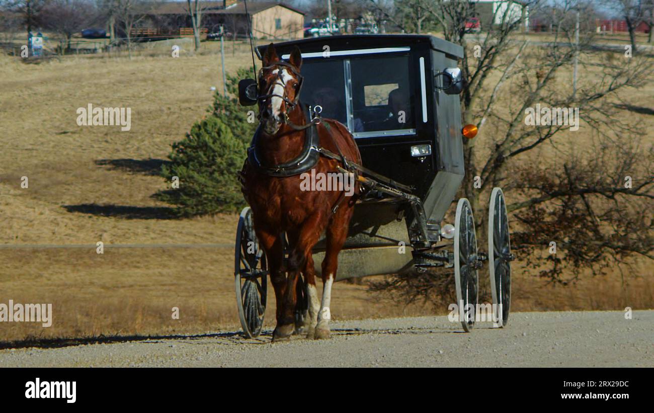 Amish man and wife hi-res stock photography and images - Alamy