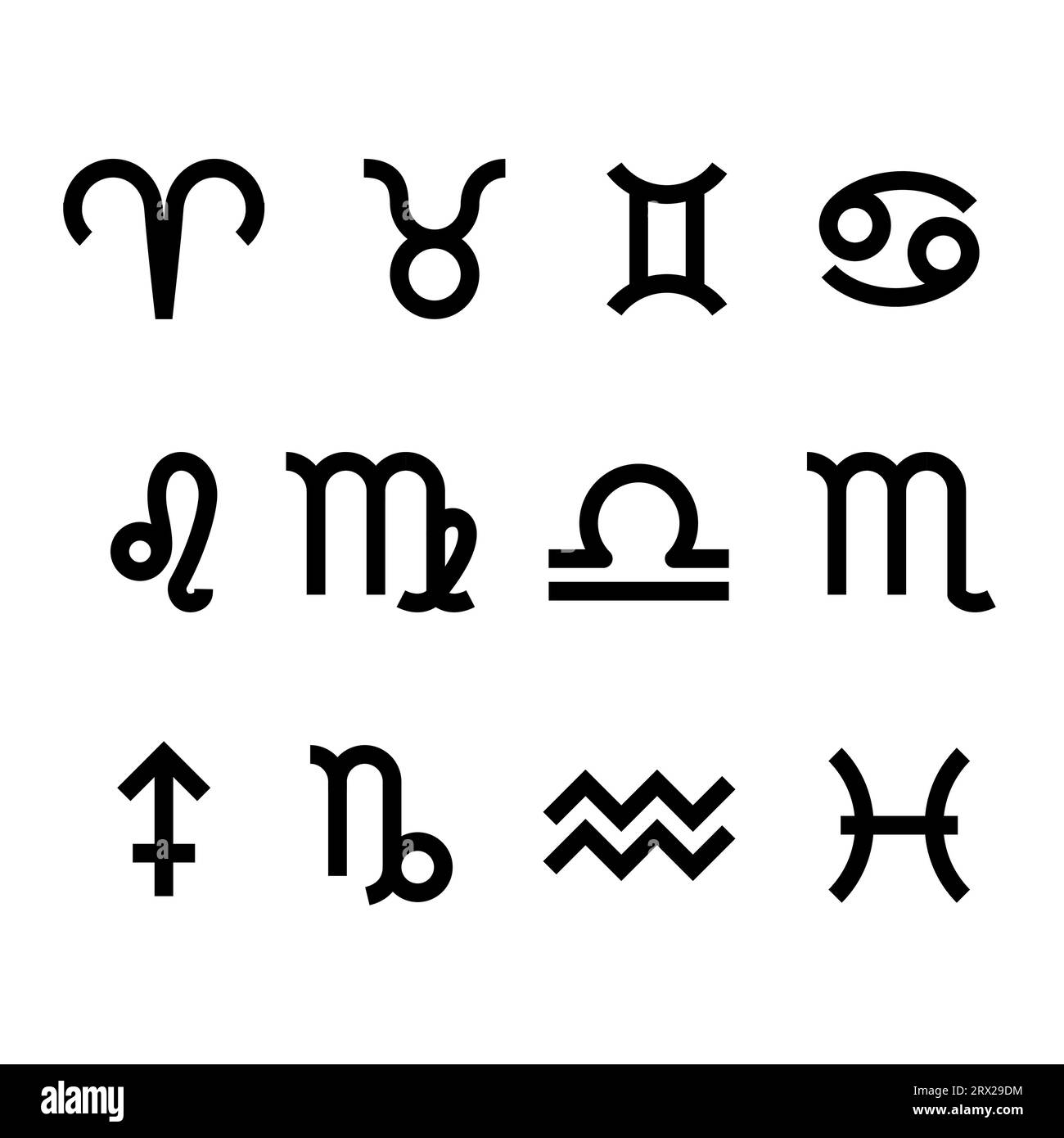 Month horoscope hi-res stock photography and images - Alamy