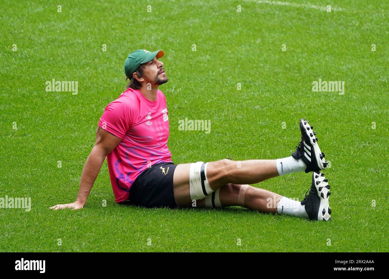 South Africa's Eben Etzebeth during the Captain's Run at the Stade de ...