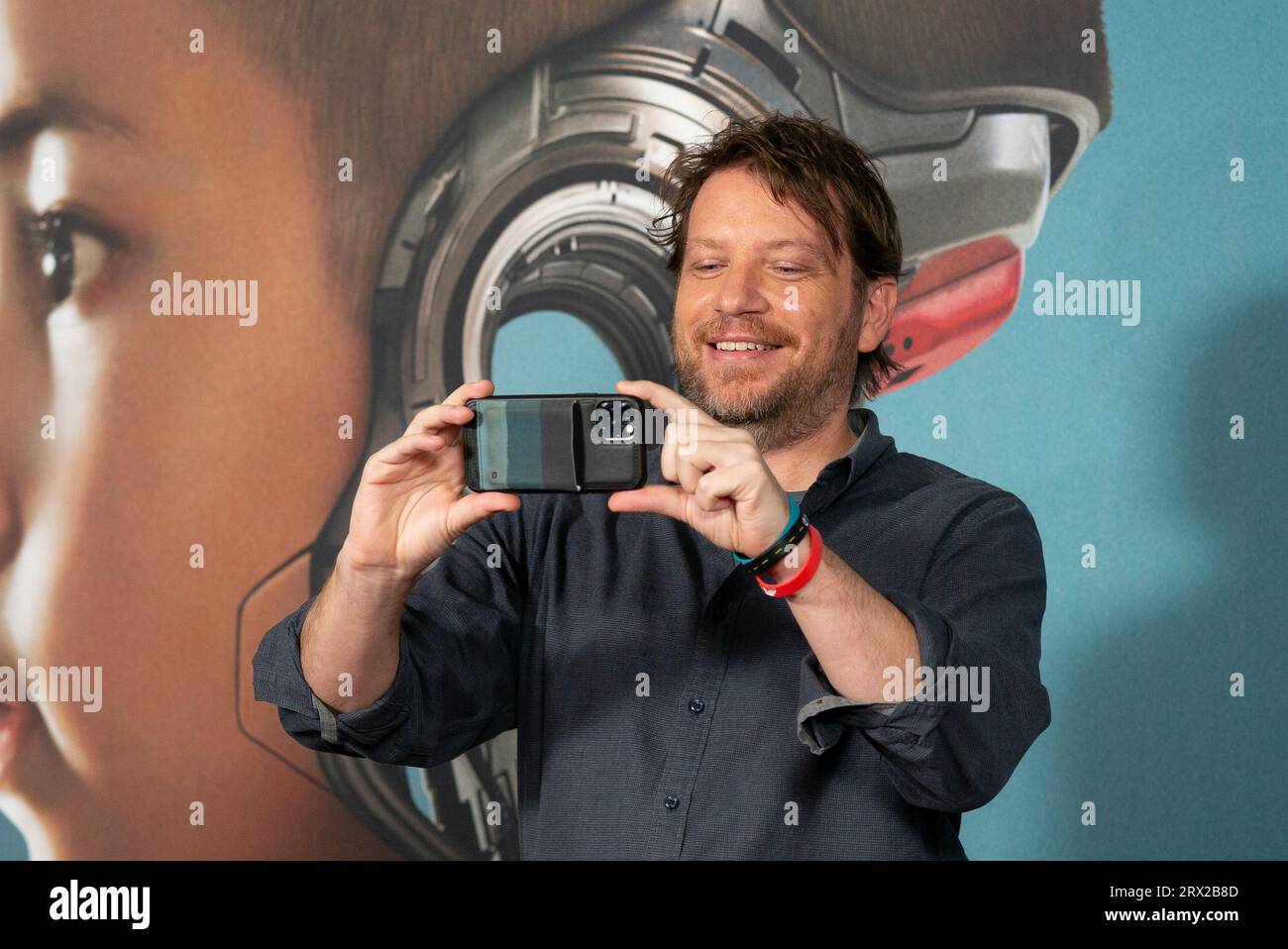 Director Gareth Edwards attends "The Creator" photocall at Hotel The ...